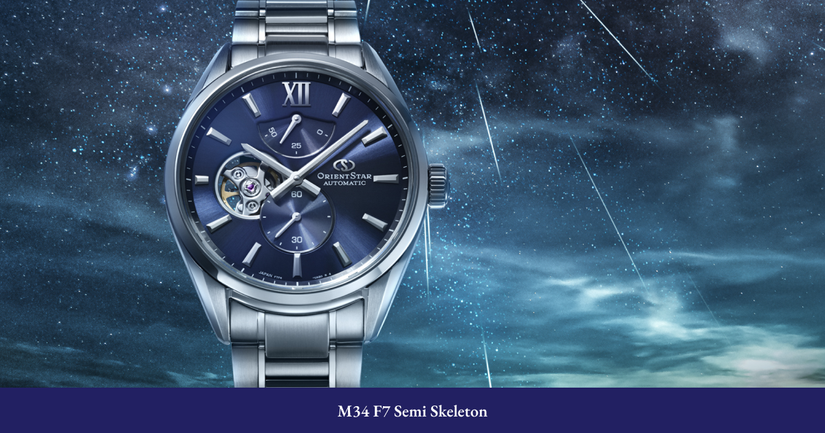 M34 F7 Semi Skeleton | Contemporary | Orient Star | Orient, a brand of ...